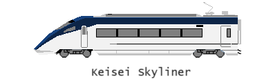 (Tokyo Narita Airport～Tokyo Ueno terminal) Keisei-Railway “Skyliner” in ...