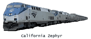 Rail route maps of the “California Zephyr” from Chicago to Omaha – Rail ...